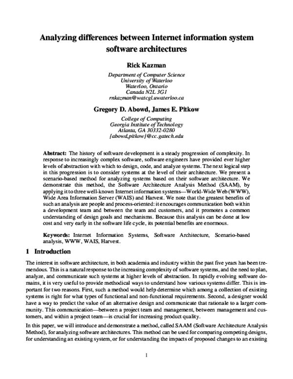 (PDF) Analyzing differences between Internet information system ...