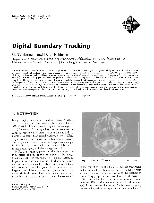 (PDF) Digital boundary tracking