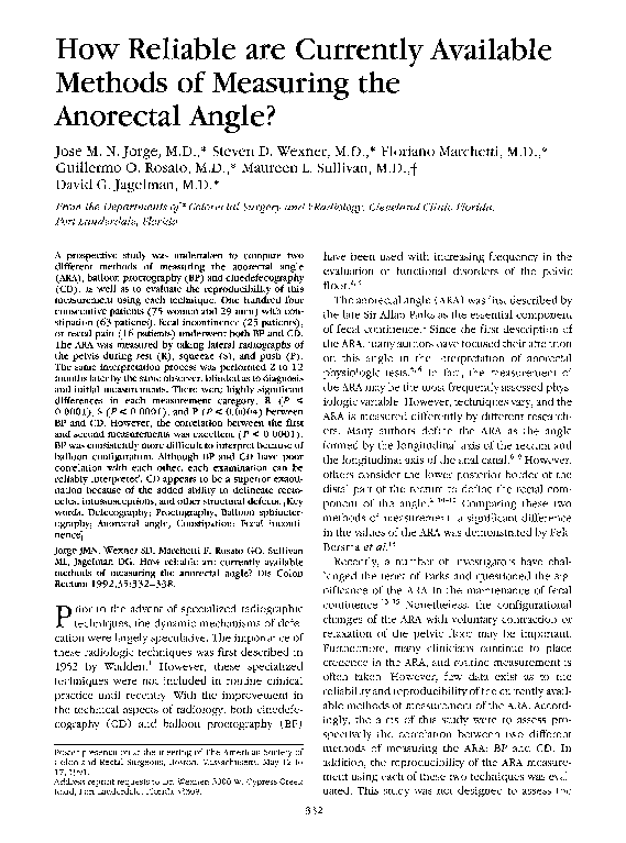 (PDF) How reliable are currently available methods of measuring the ...