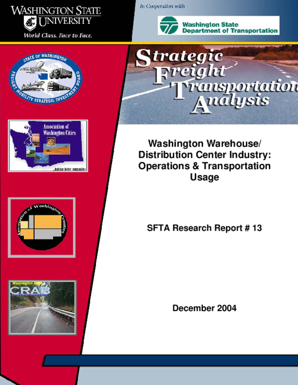 (PDF) Washington Warehouse/Distribution Center Industry: Operations ...