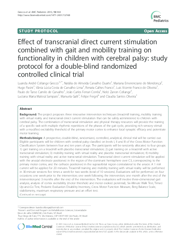 (PDF) Effect of transcranial Direct Current Stimulation on Remediation of Inhibitory Control on ...