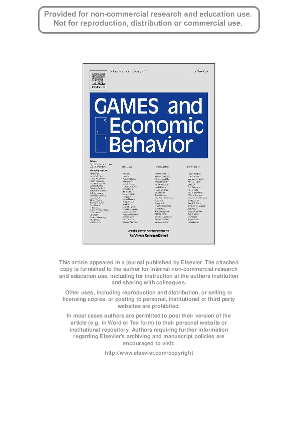 (PDF) Multiple equilibria and limit cycles in evolutionary games with Logit Dynamics