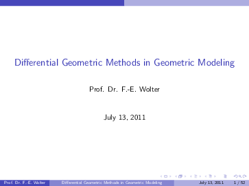 (PDF) Differential Geometric Methods in Geometric Modeling Differential Geometric Methods in ...