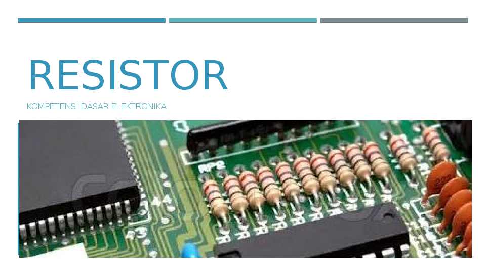 (PPT) Macam-macam resistor