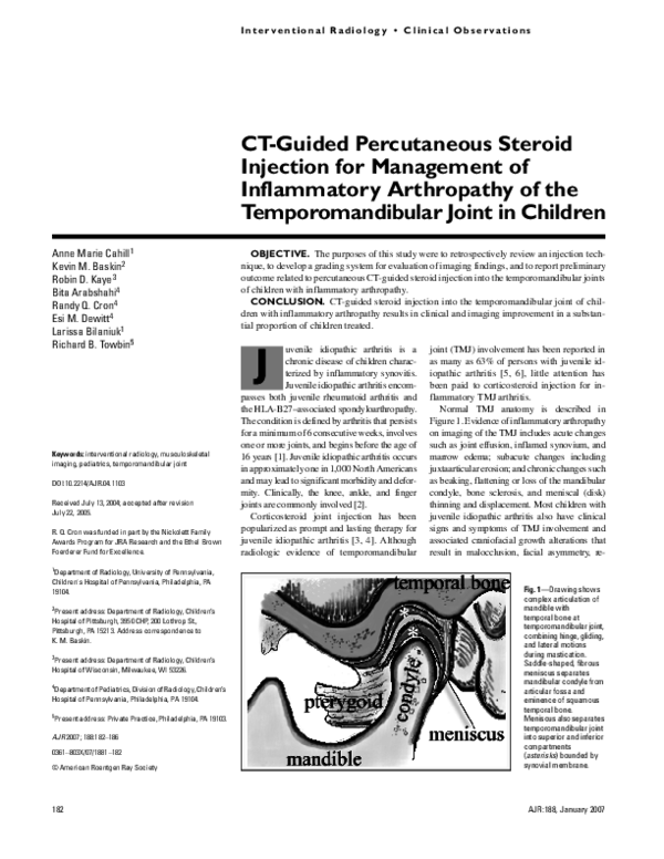 (PDF) CT-Guided Percutaneous Steroid Injection for Management of ...