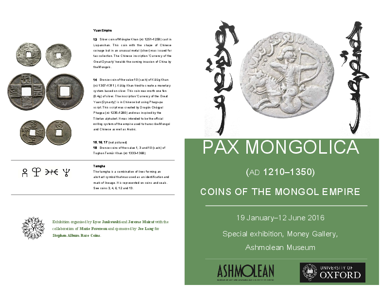 (PDF) Pax Mongolica (AD. 1210–1350) - Special exhibition