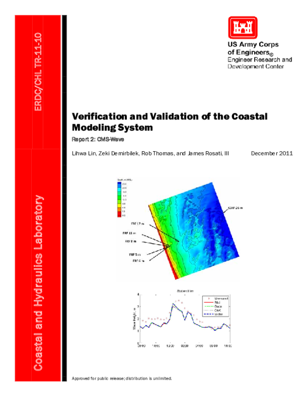 (PDF) Verification and Validation of the Coastal Modeling System. Report 2: CMS-Wave