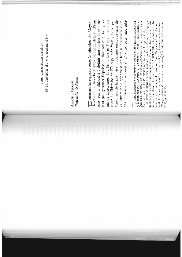 (PDF) Aurélien Girard, « Les chrétiens arabes et la notion de ...