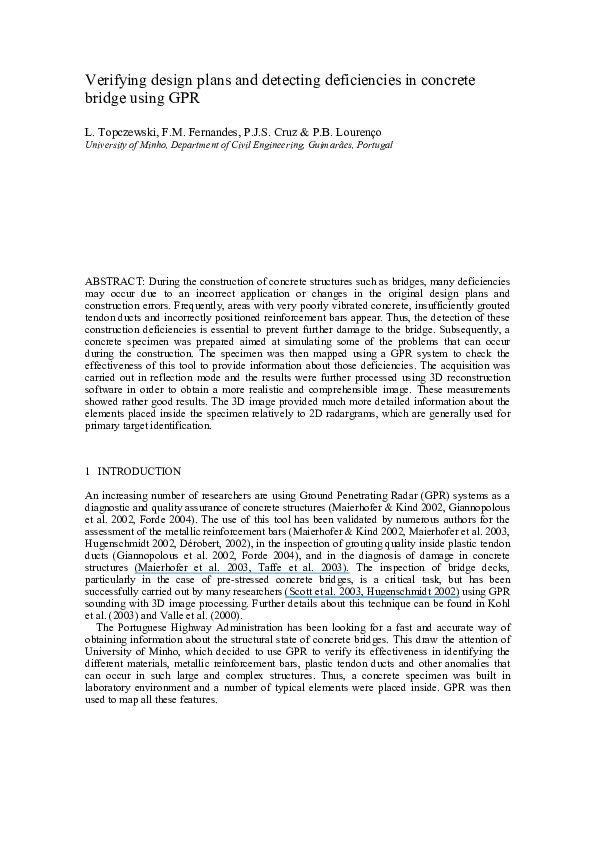 (PDF) Verifying design plans and detecting deficiencies in concrete ...