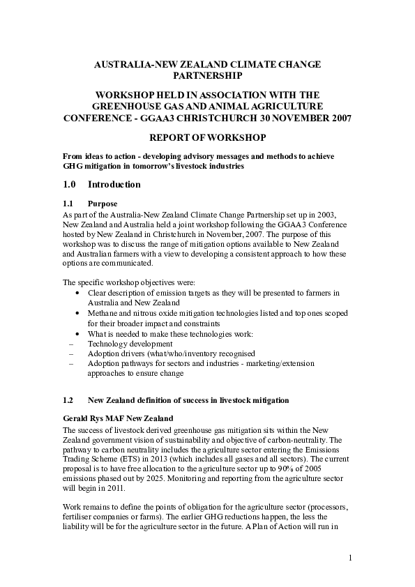 (DOC) From ideas to action - developing advisory messages and methods ...