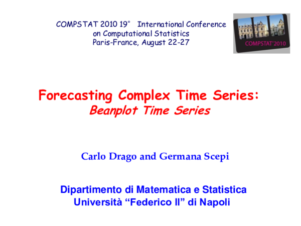(PDF) Forecasting Complex Time Series: Beanplot Time Series