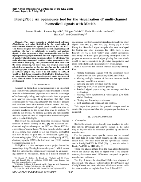 (PDF) BioSigPlot: an opensource tool for the visualization of multi-channel biomedical signals ...