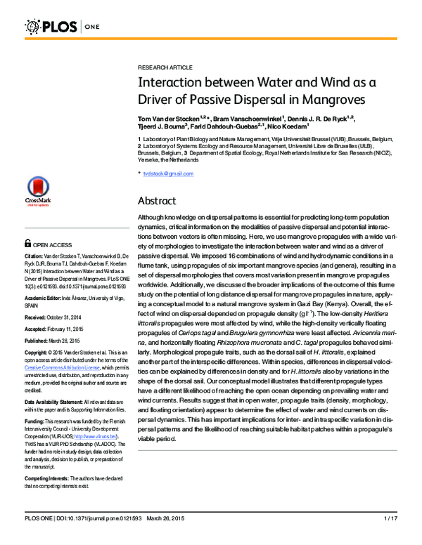 (PDF) Interaction between Water and Wind as a Driver of Passive ...
