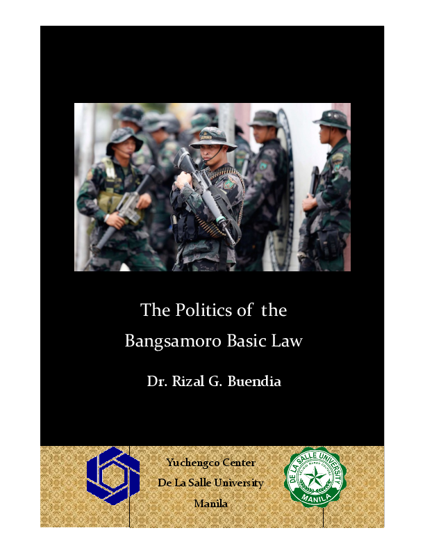 (PDF) The Politics of the Bangsamoro Basic Law