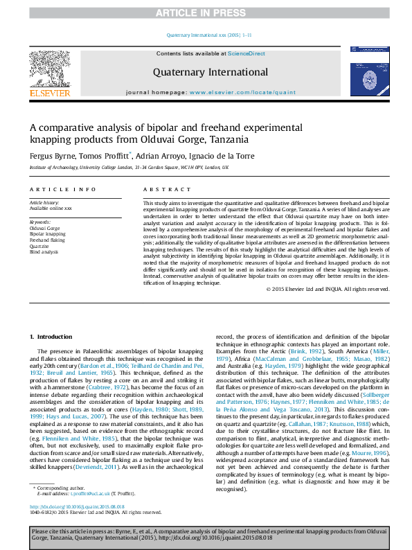 (PDF) A comparative analysis of bipolar and freehand experimental ...