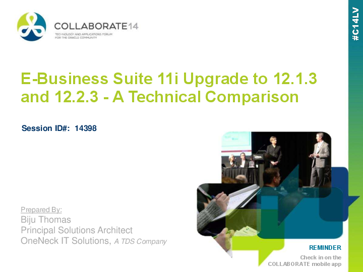 Pdf E Business Suite 11i Upgrade To 12 1 3 And 12 2 3 A Technical Comparison