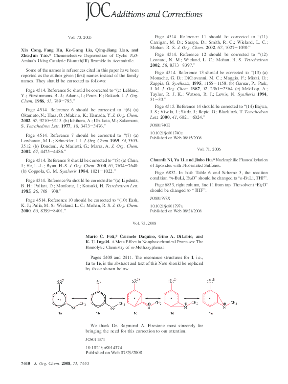 (PDF) A Meta Effect in Nonphotochemical Processes: The Homolytic ...
