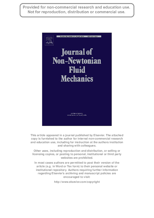 (PDF) Effects of viscosity ratio on deformation of a viscoelastic drop in a Newtonian matrix ...