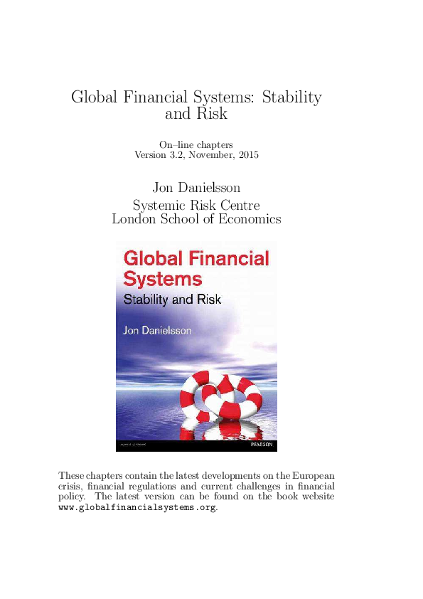 (PDF) Global Financial Systems: Stability and Risk