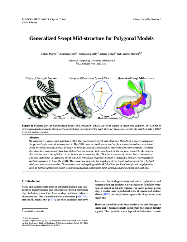 (PDF) Generalized Swept Mid-structure for Polygonal Models