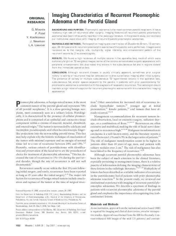 (PDF) Gray scale and Doppler ultrasonography of the benign tumors of ...