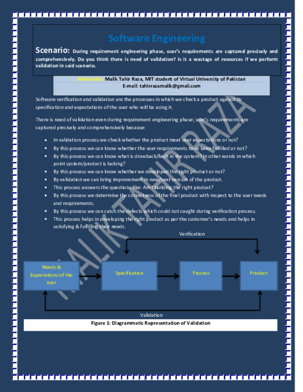 engineering validation