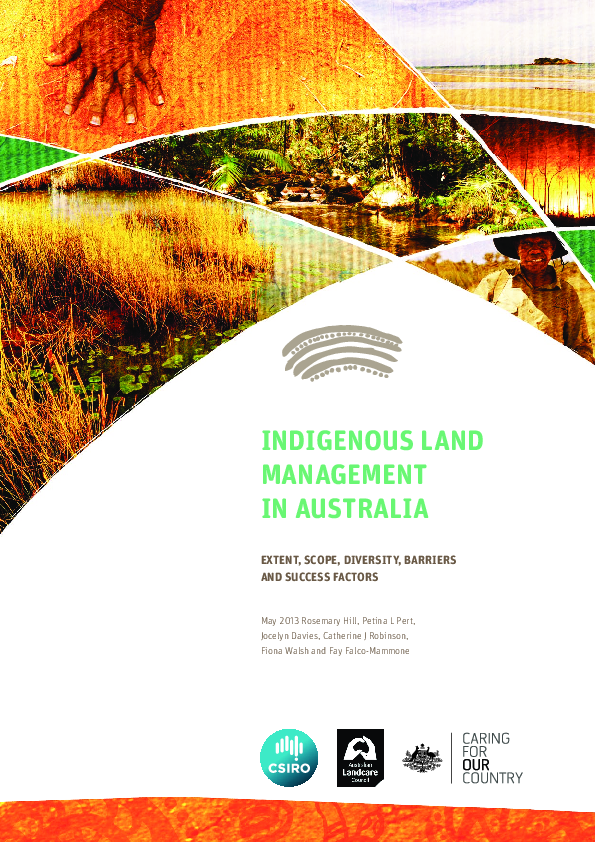 (PDF) Indigenous Land Management in Australia. Extent, Scope, Diversity ...