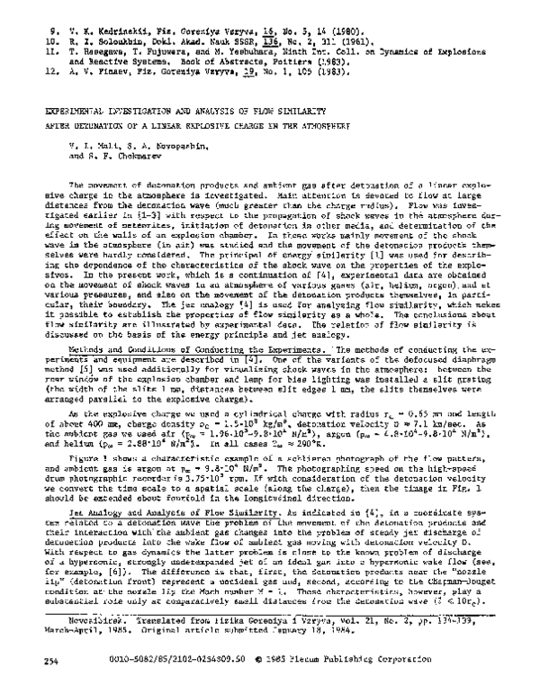 (PDF) Experimental investigation and analysis of flow similarity after ...