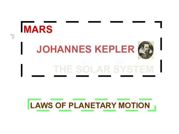 (PPT) Kepler's 3 Laws of Planetary Motion