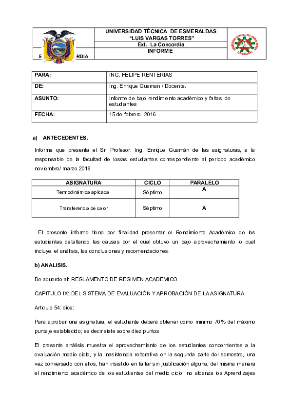 (DOC) Informe DE ESTUDIANTES