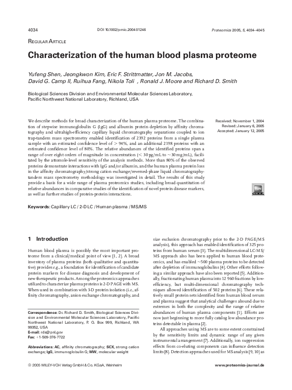(PDF) Inconsistencies in the red blood cell membrane proteome analysis: generation of a database ...