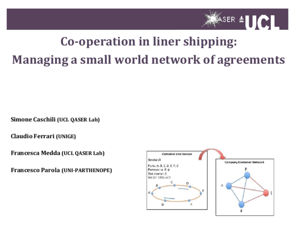 (PPT) Co-operation in liner shipping: Managing a small world network of ...