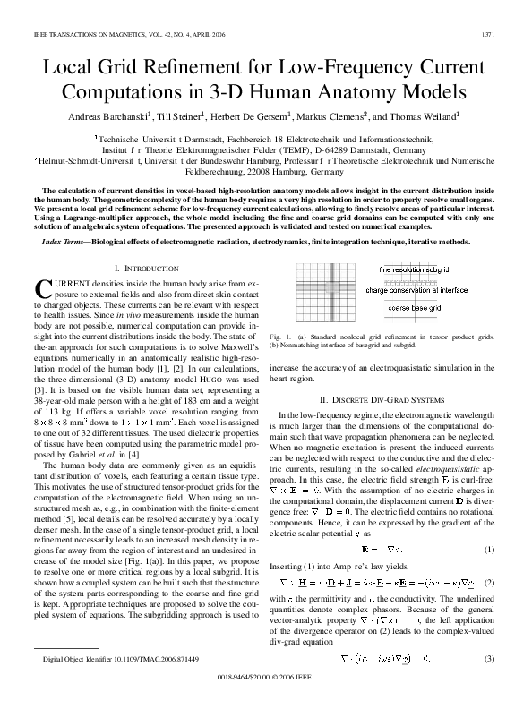 (PDF) Local grid refinement for low-frequency current computations in 3 ...