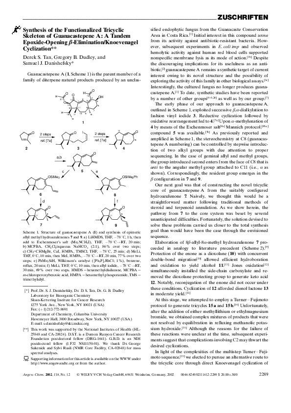 (PDF) Synthesis of Functionalized Anthraquinones via Coupling Reactions ...