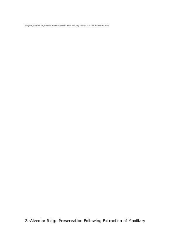 (DOC) 2.-Alveolar Ridge Preservation Following Extraction of Maxillary ...