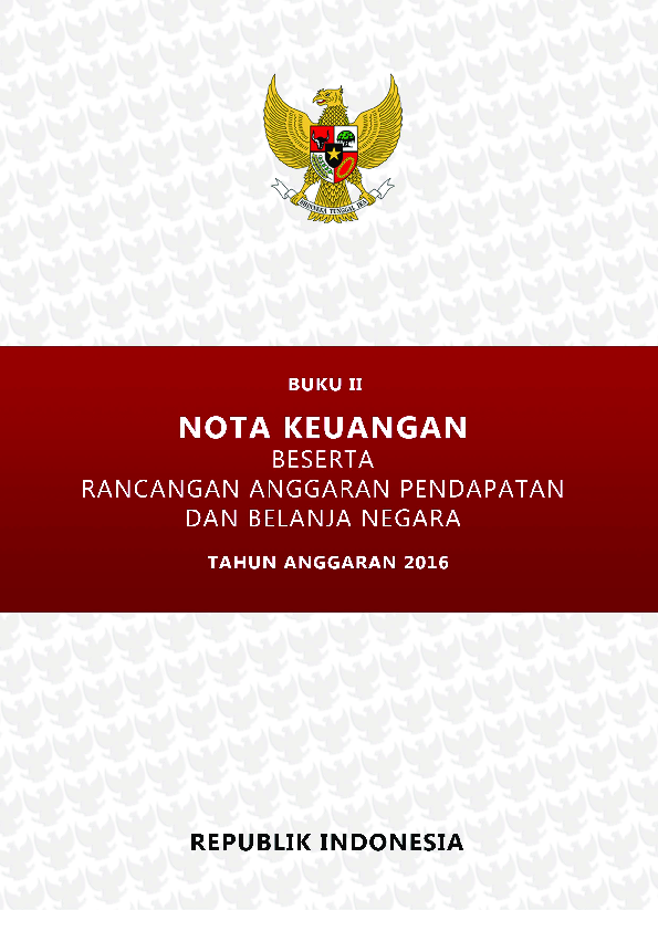 (PDF) NOTA KEUANGAN RAPBN 2016