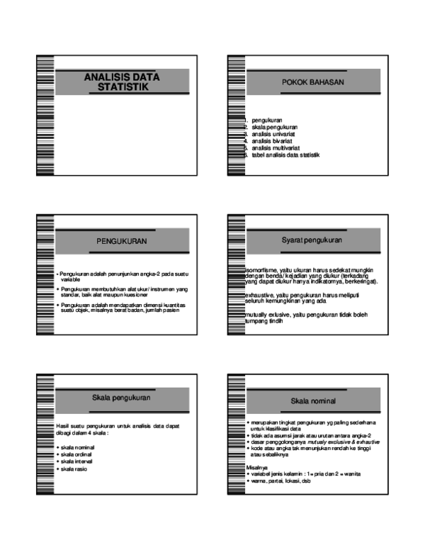 (PDF) ANALISIS DATA STATISTIK