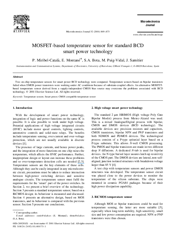 (PDF) MOSFET-based temperature sensor for standard BCD smart power ...