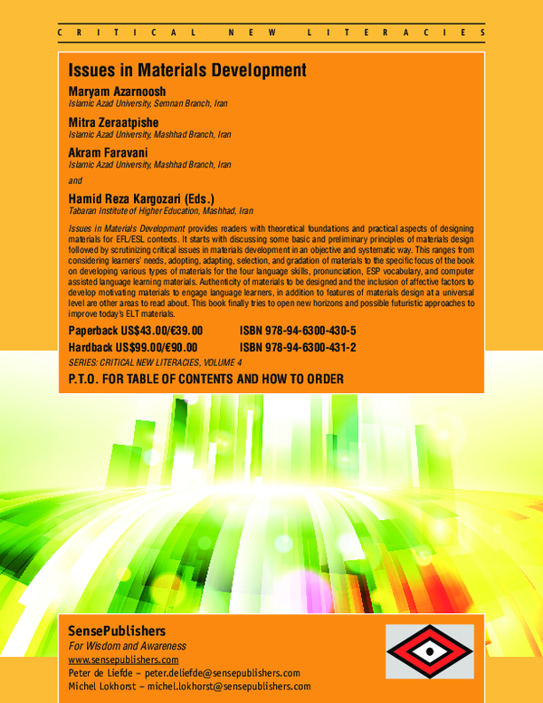 (PDF) Issues in Materials Development (Edited Book)