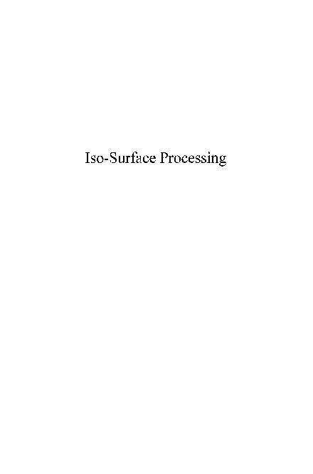 (PDF) Topologically defined isosurfaces