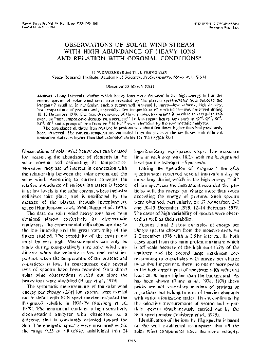 (PDF) Observations of the solar wind stream with high abundance of ...
