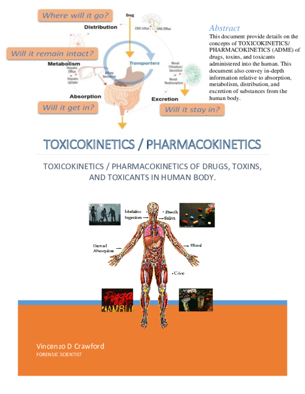 (PDF) TOXICOKINETICS / PHARMACOKINETICS OF DRUGS, TOXINS, AND TOXICANTS ...