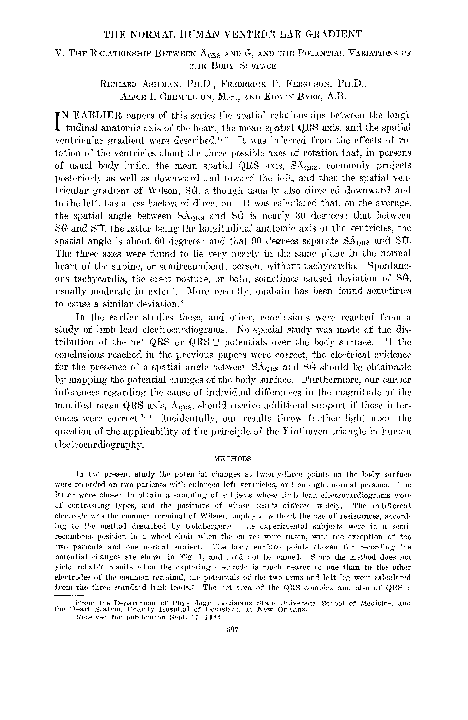 (PDF) The normal human ventricular gradient