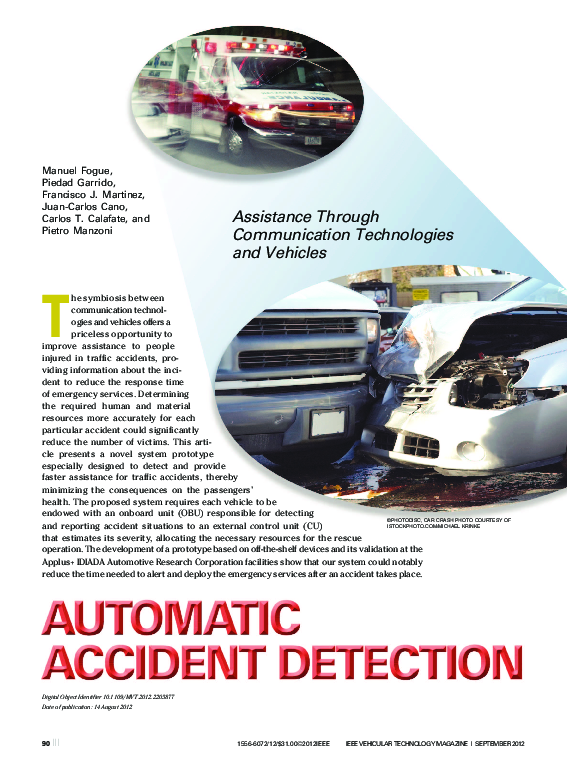 (PDF) Automatic accident detection: Assistance through communication ...