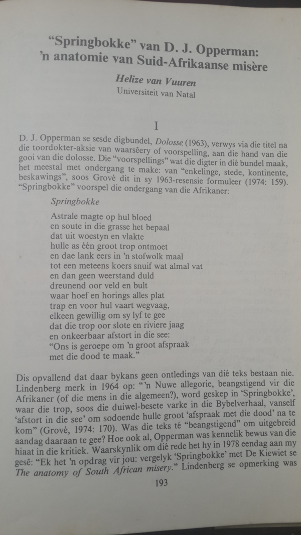 (PDF) "Springbokke" van DJ Opperman