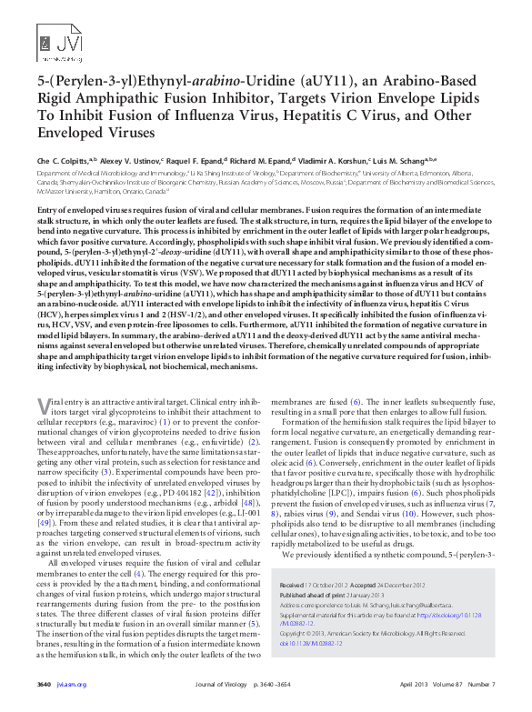 (PDF) 5-(Perylen-3-yl)Ethynyl-arabino-Uridine (aUY11), an Arabino-Based ...