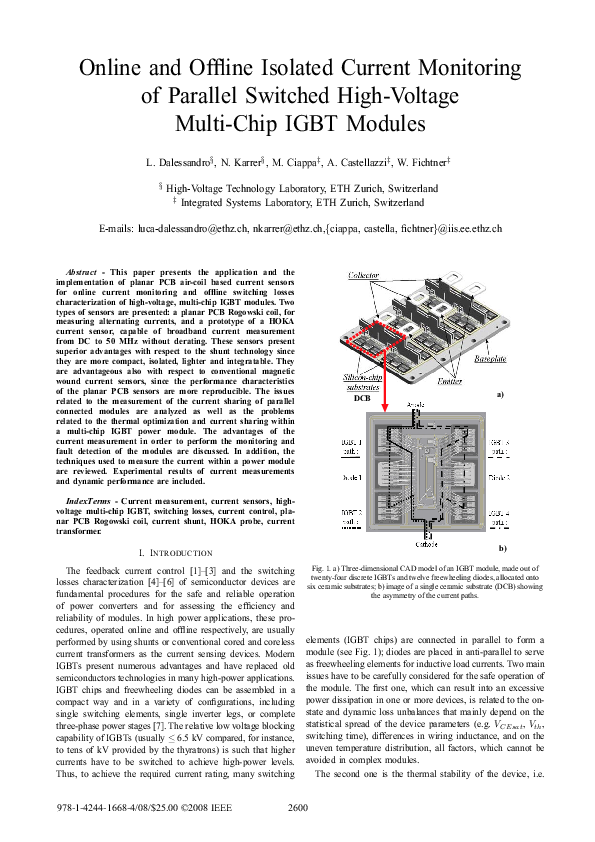 (PDF) Online and offline isolated current monitoring of parallel ...