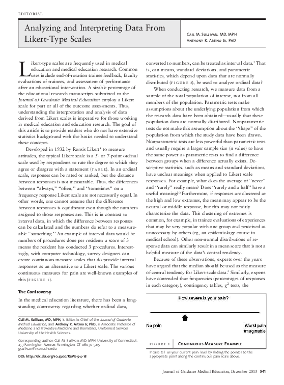 analyzing and interpreting data