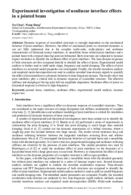 (PDF) Experimental investigation of nonlinear interference accumulation ...