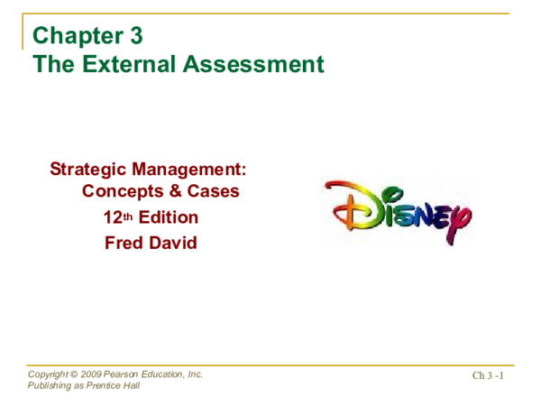 (PPT) Chapter3 external assessment